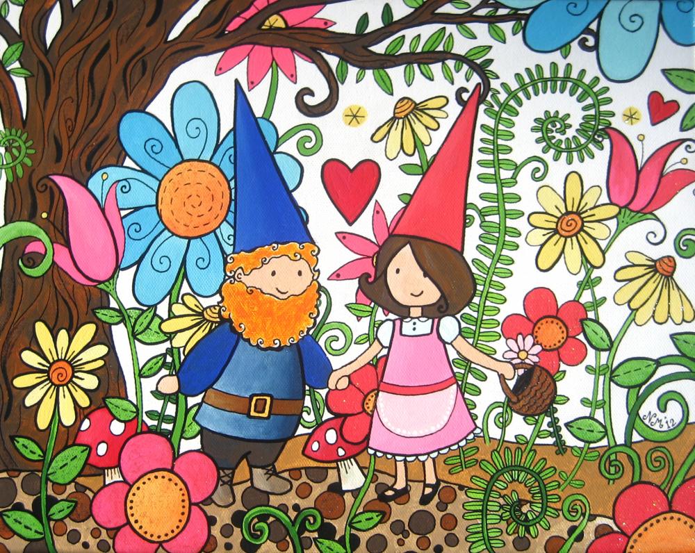 Forest Love Original Acrylic Painting on Luulla